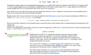 Instalación de R y RStudio en macOS - DataCrítica